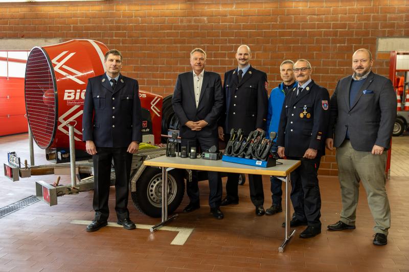 Sappi Stockstadt übergibt zum Abschied aus Stockstadt einen Großlüfter ...