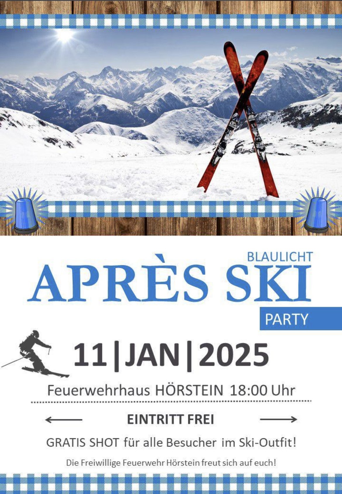 Blaulicht-Apres-Ski-Party der Freiwilligen Feuerwehr Hörstein im ...