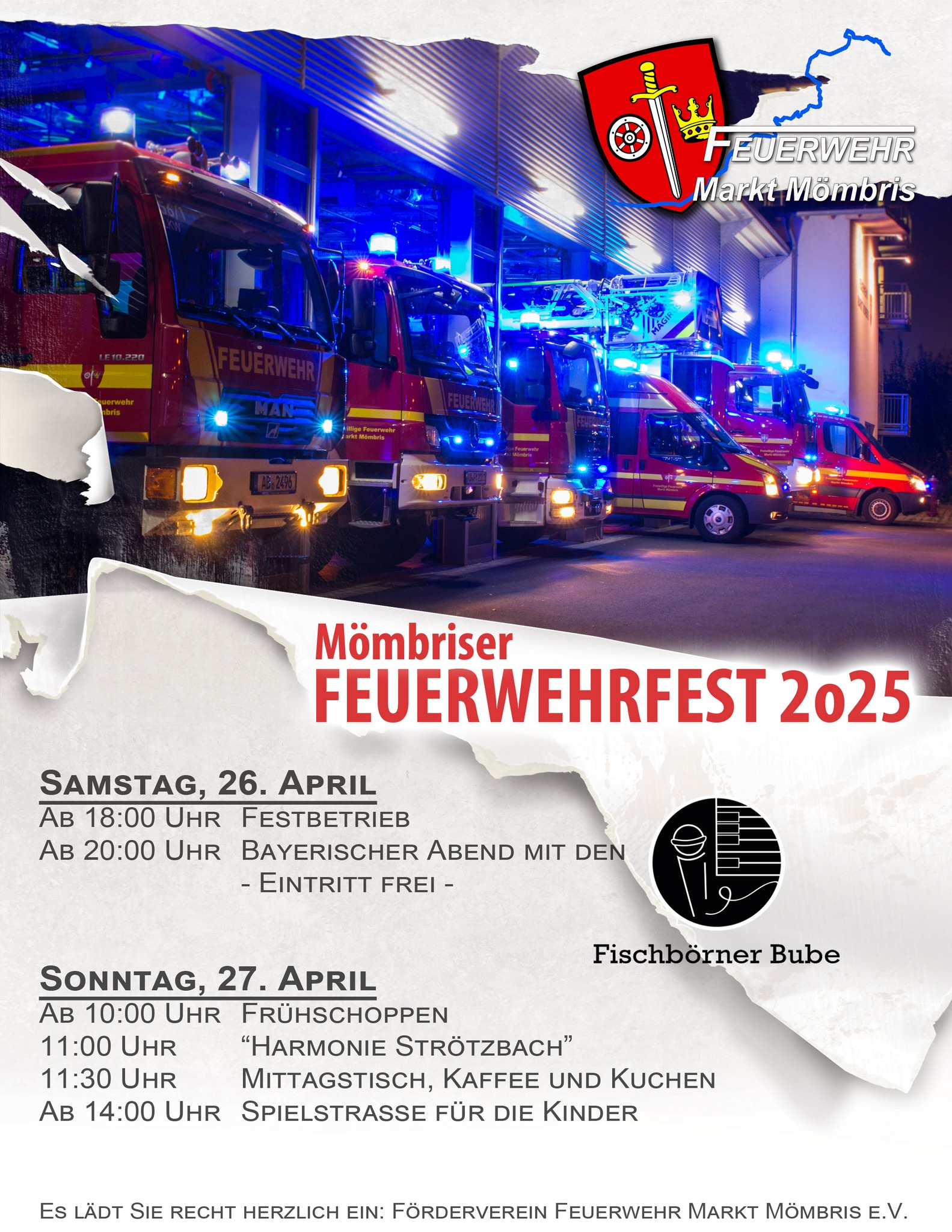 Einladung der Freiw. Feuerwehr Mömbris zum Feuerwehrfest 2025 am 26 ...